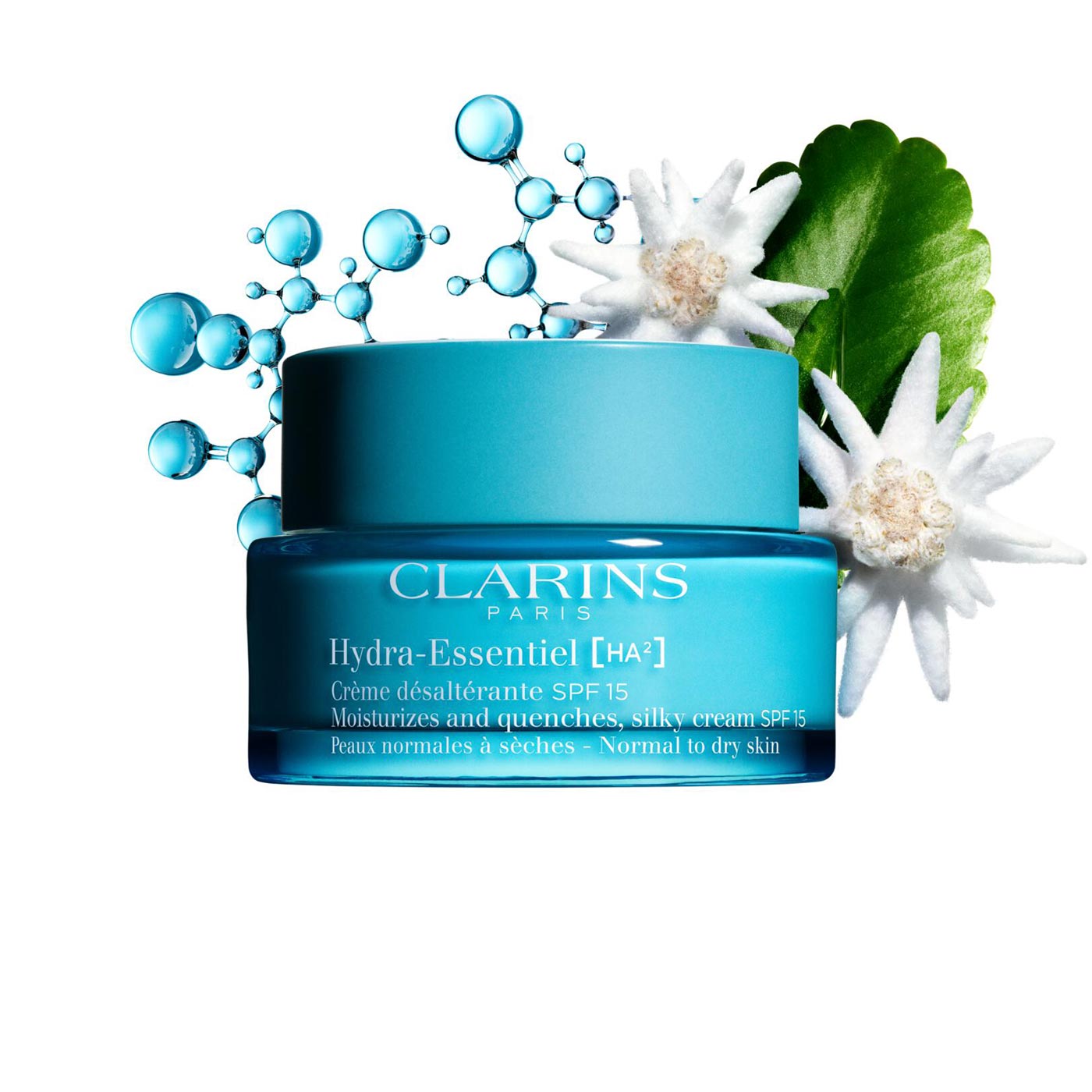 Hydra-Essentiel [HA²] Crema de Día con SPF15 | CLARINS®